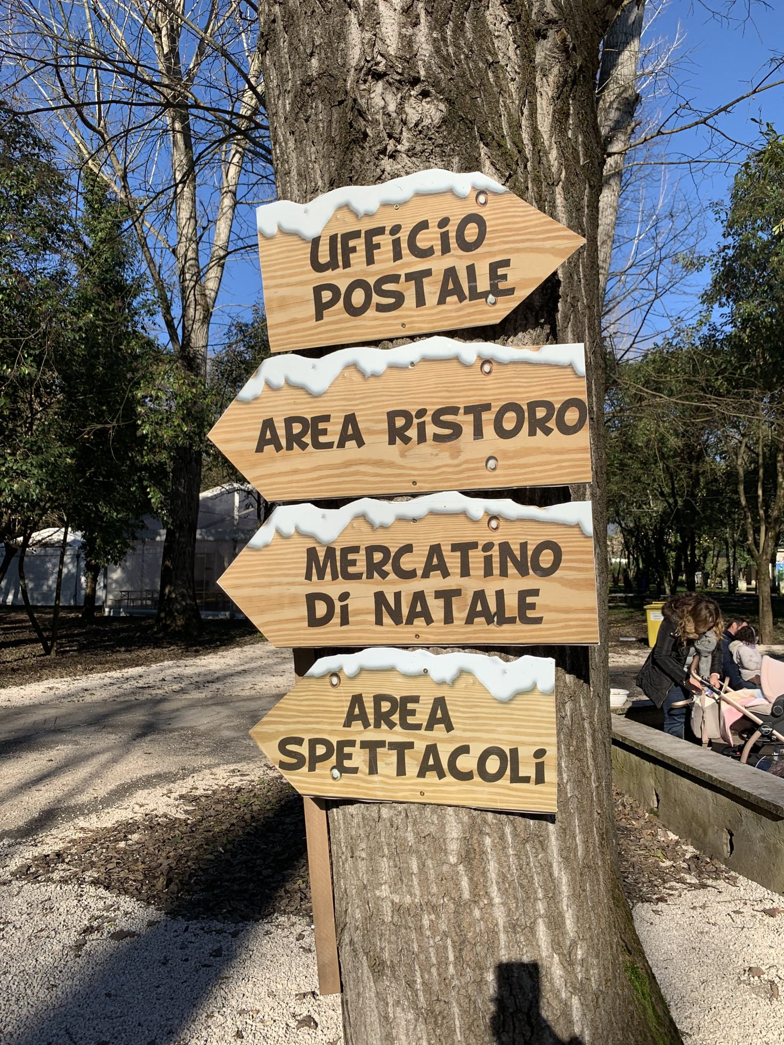 Il bosco della favole a Cassino ospita Babbo Natale. Trevaligie-Travelblog